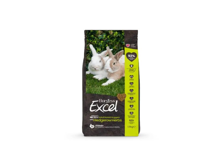 Burgess Excel Natures Blend Rabbit 1.5kg - Rabbitpet