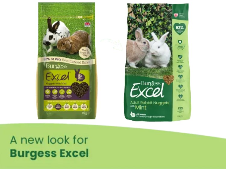 Burgess Excel Adult Rabbit med mint - Rabbitpet